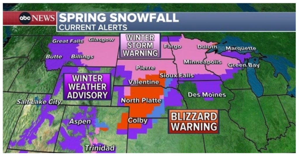 16 states in the US issued winter weather warnings as a major storm ...
