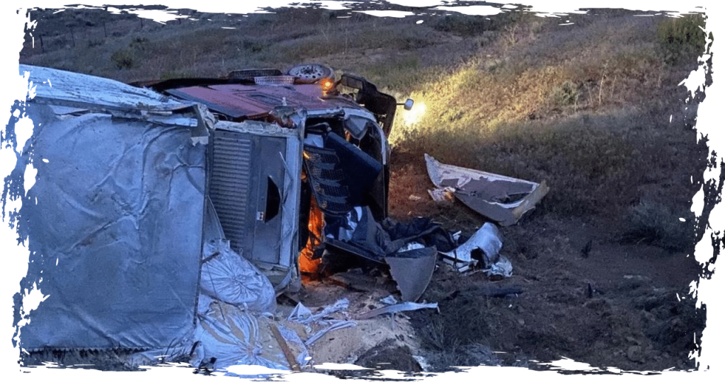 Crashes in Nevada caused by "sludge" resulting from Mormon cricket invasion